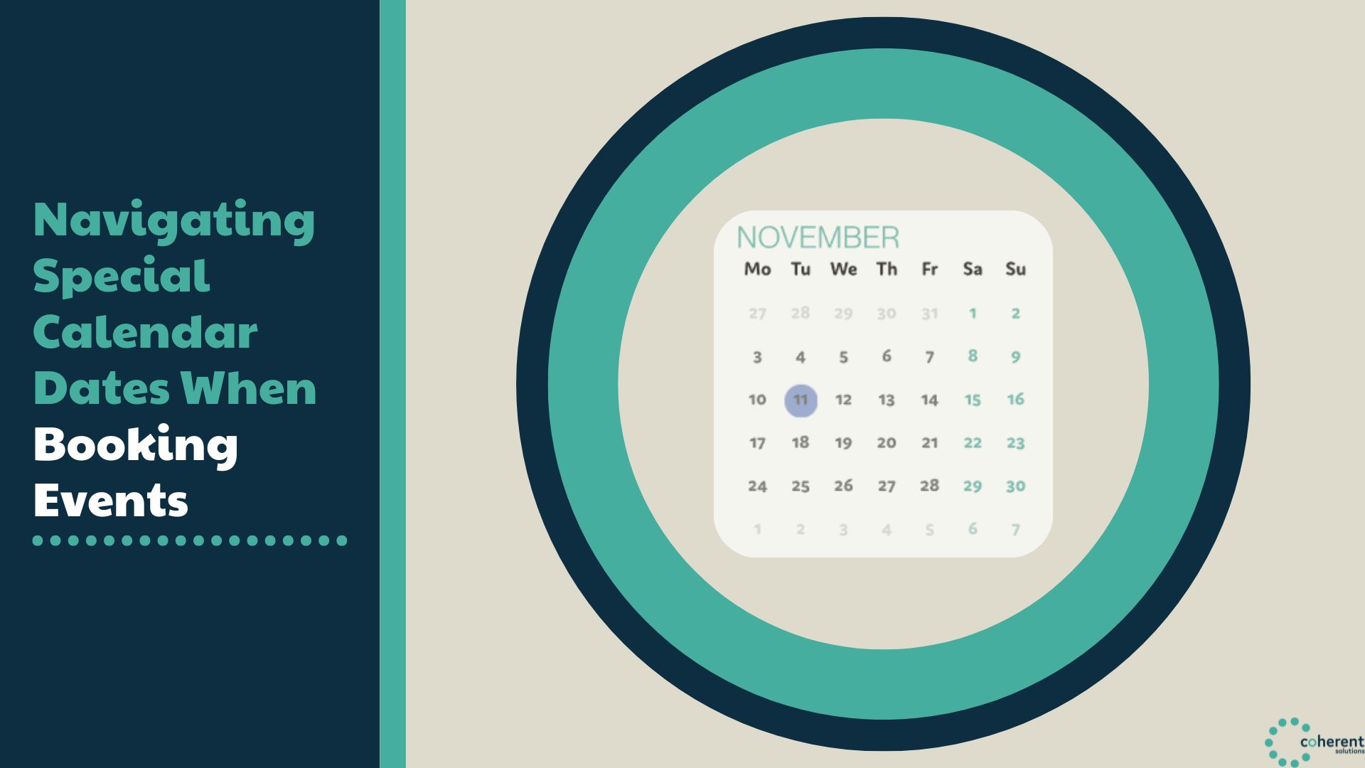 Navigating Special Calendar Dates When Booking Events
